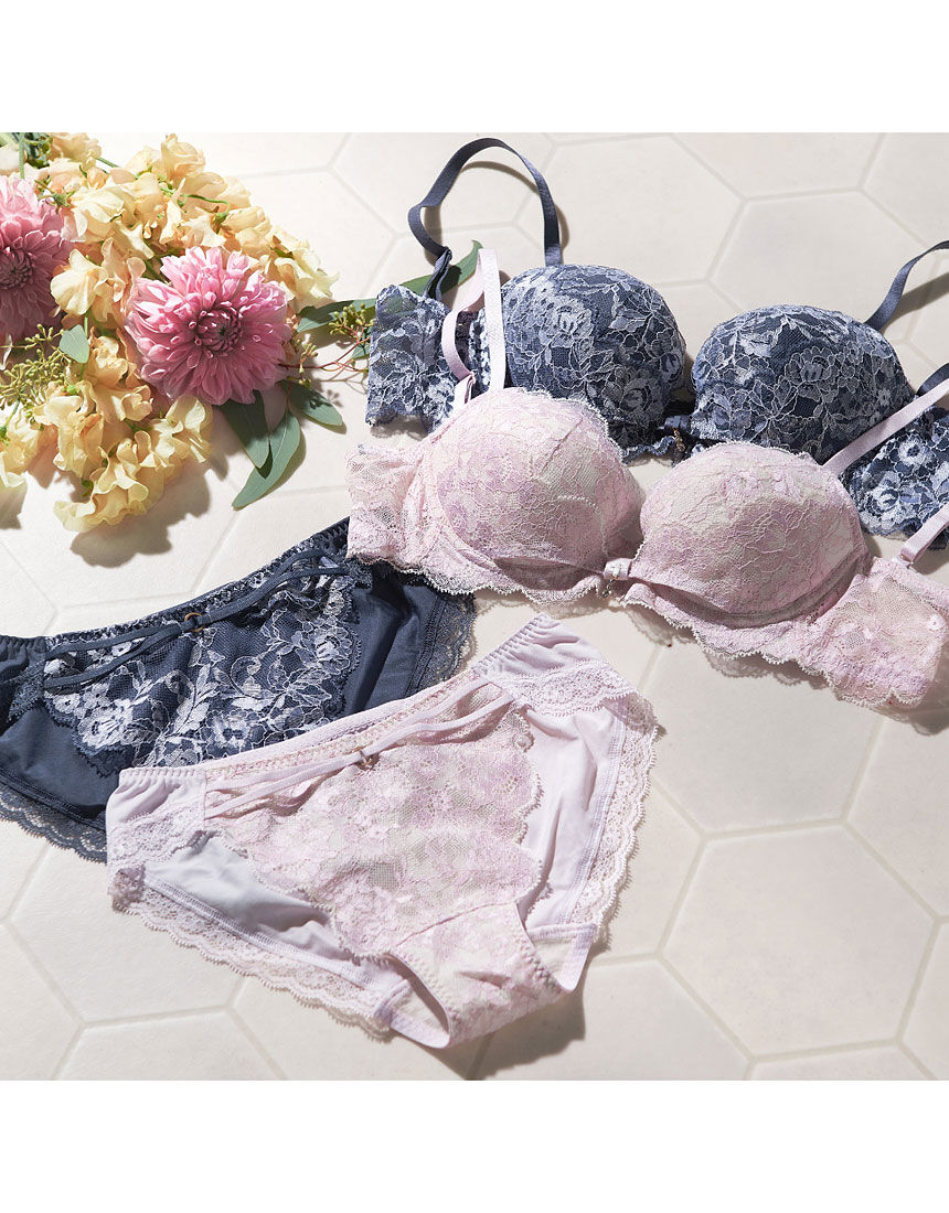 サルート バストを寄せてキレイな谷間をメイク 【リボンブラ】 3／4カップブラ BTJ720｜ワコール直営の公式下着通販サイト ワコールウェブストア