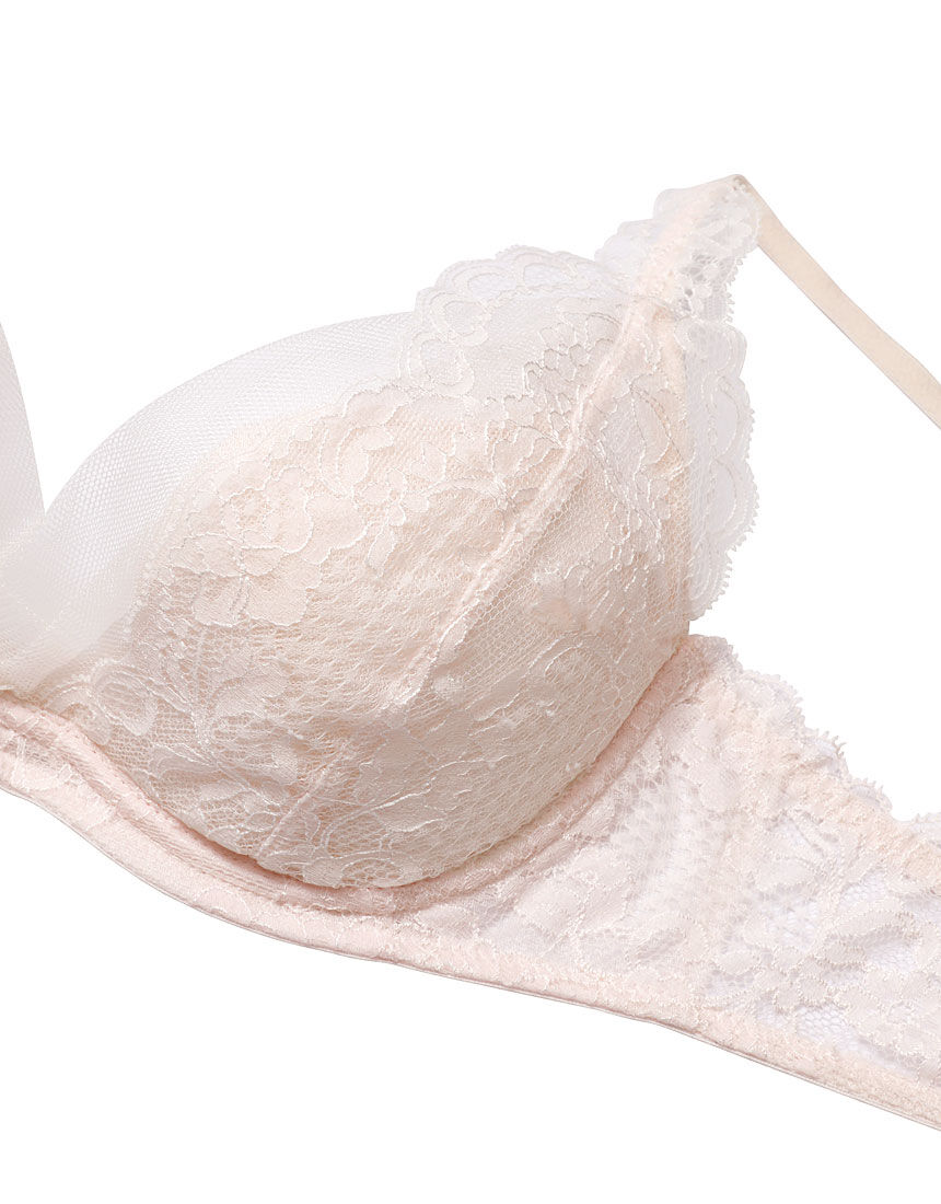 Yue 繊細なリバーレースが心地よくフィット 3／4カップブラ BJP465｜ワコール直営の公式下着通販サイト ワコールウェブストア