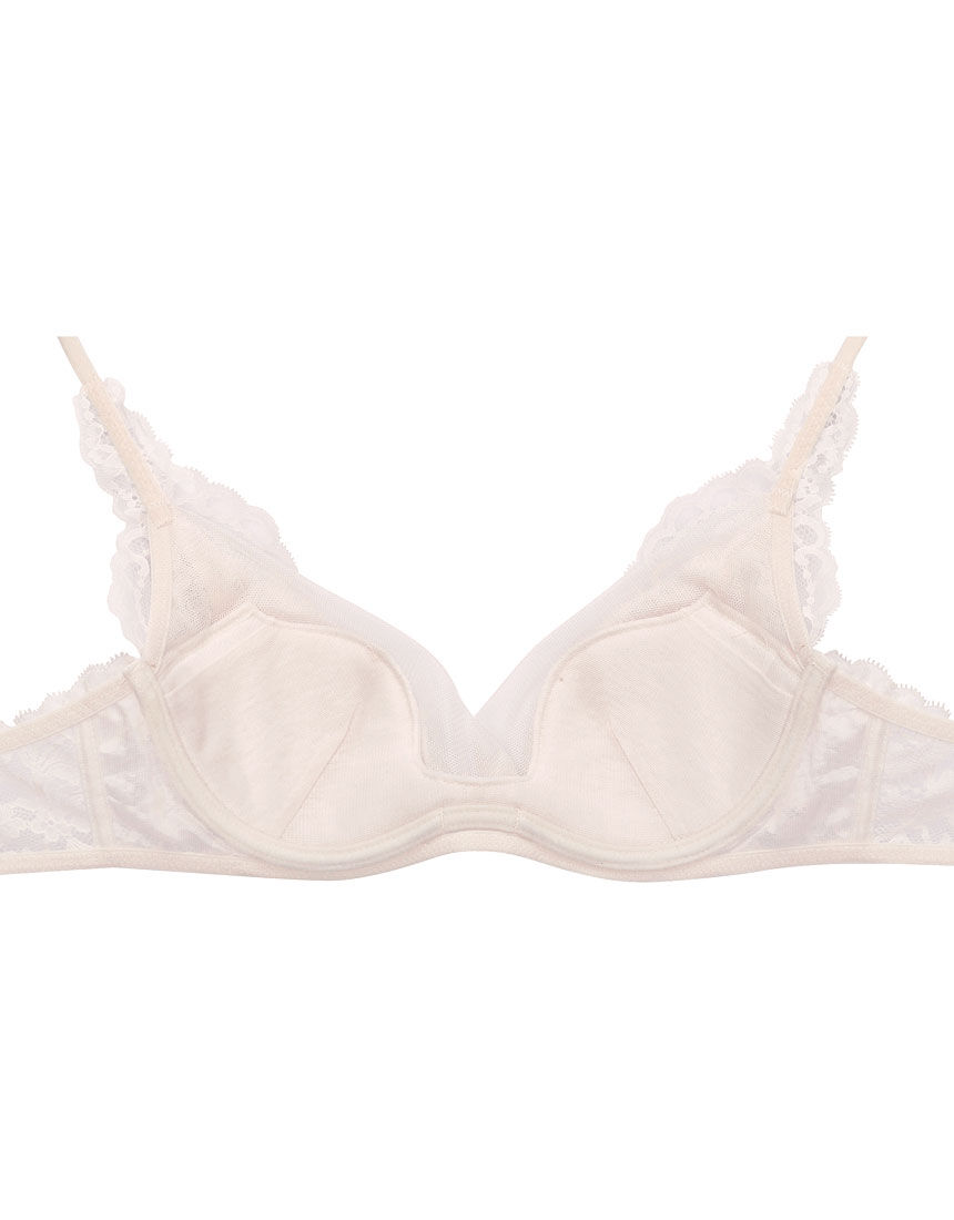 Yue 繊細なリバーレースが心地よくフィット 3／4カップブラ BJP465｜ワコール直営の公式下着通販サイト ワコールウェブストア