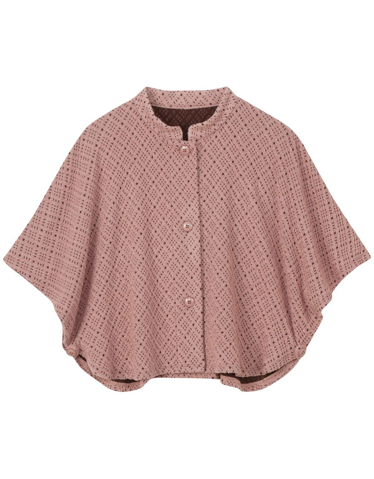 ワコール／らくラクパートナー ふくれジャカードの肩かけ ルームウェア DNL118｜ワコール直営の公式下着通販サイト ワコールウェブストア