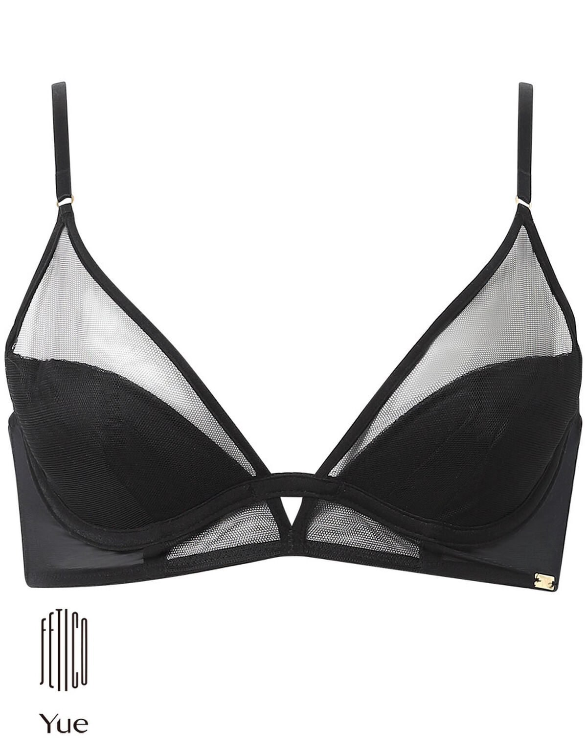 Yue FETICO×Yue 深いVラインが美しいブラ 3／4カップブラ BJP475｜ワコール直営の公式下着通販サイト ワコールウェブストア