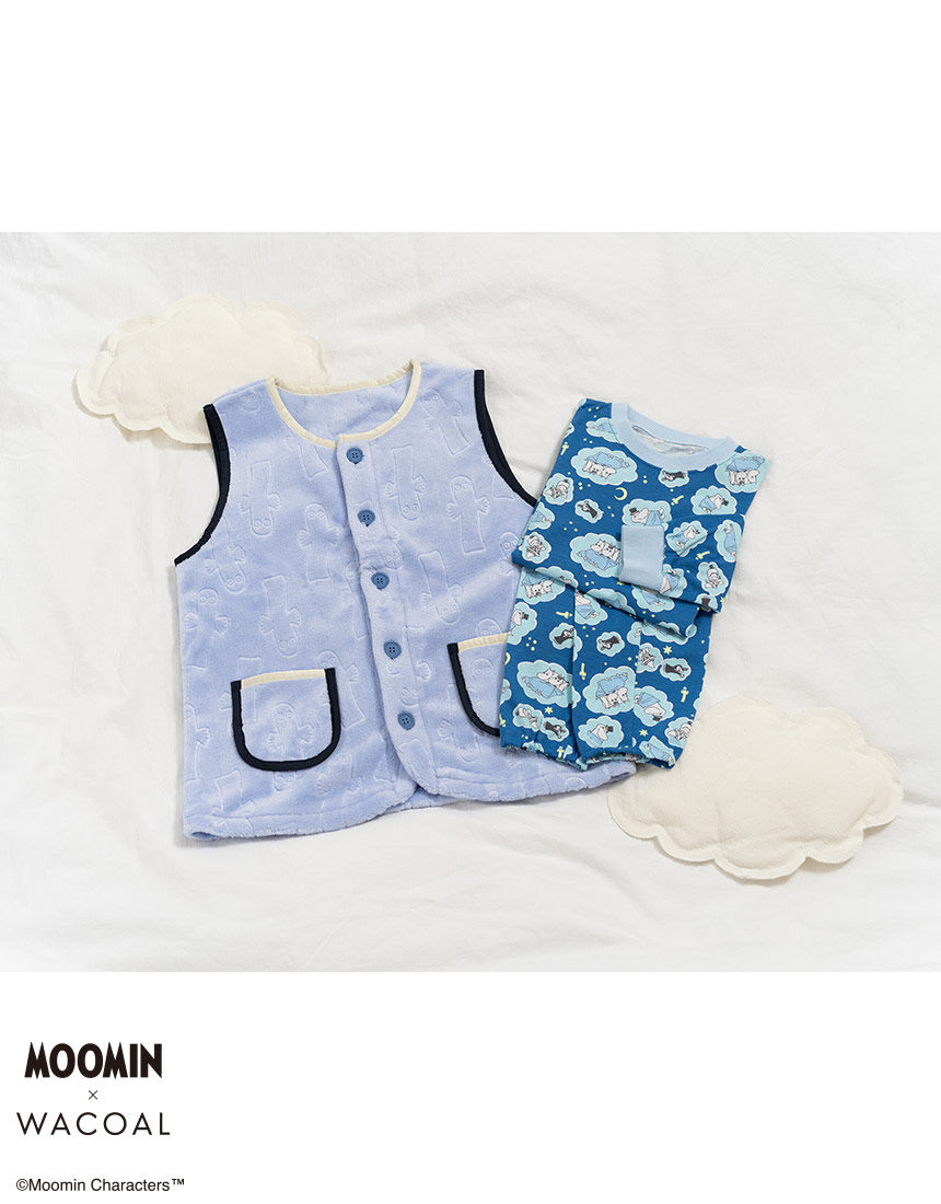 ワコール_キッズ MOOMIN×ワコール 男女児兼用ベスト CUR214