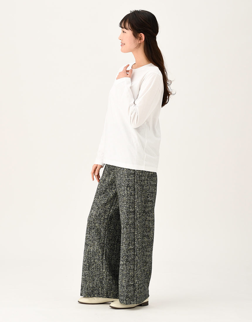 ワコール_カルソン 【あったか尾州産素材】カルソン アウター パンツ