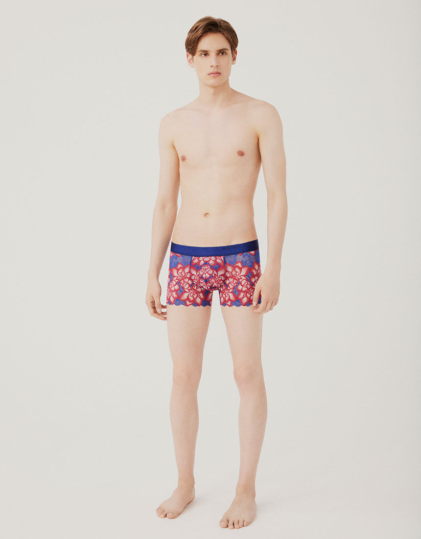 ワコールメン 通気性のよいレース素材でムレを軽減！【レースボクサー】 ボクサーパンツ（前閉じ） WT3824｜ワコール直営の公式下着通販サイト ワコールウェブストア