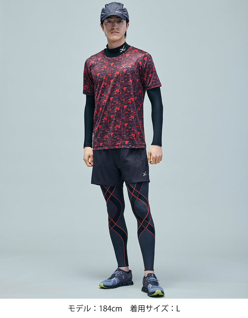 CW－X メンズ｜ランニングパンツ3分丈｜ アウター ボトムス DHO211｜ワコール直営の公式下着通販サイト ワコールウェブストア